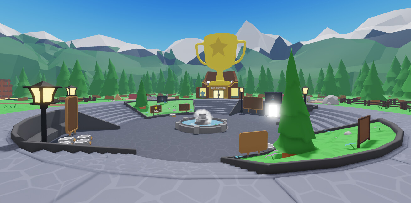 ArtStation - "Avatar Outfit Creator" Main Lobby Map