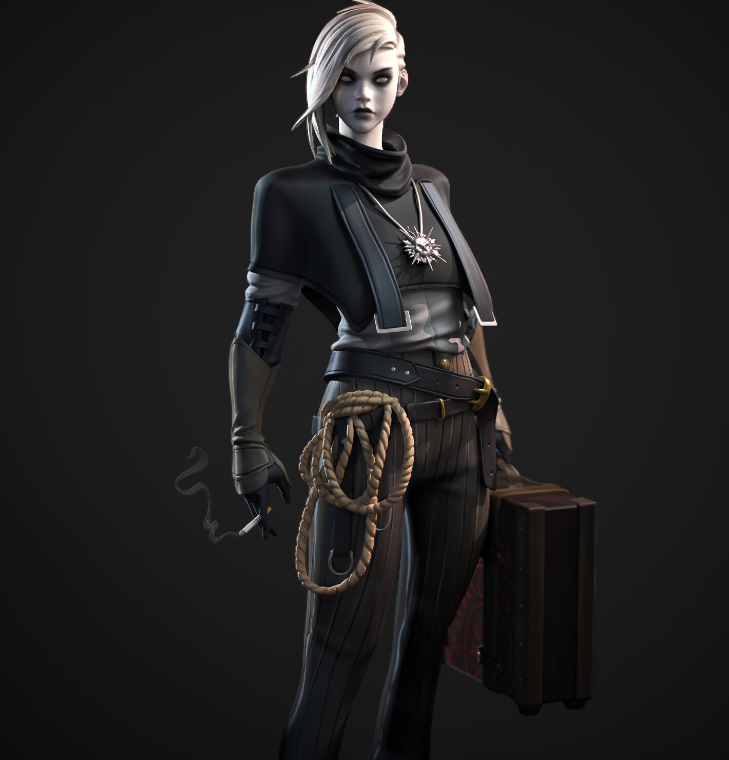 ArtStation - "Occultist Researcher" - 3D character