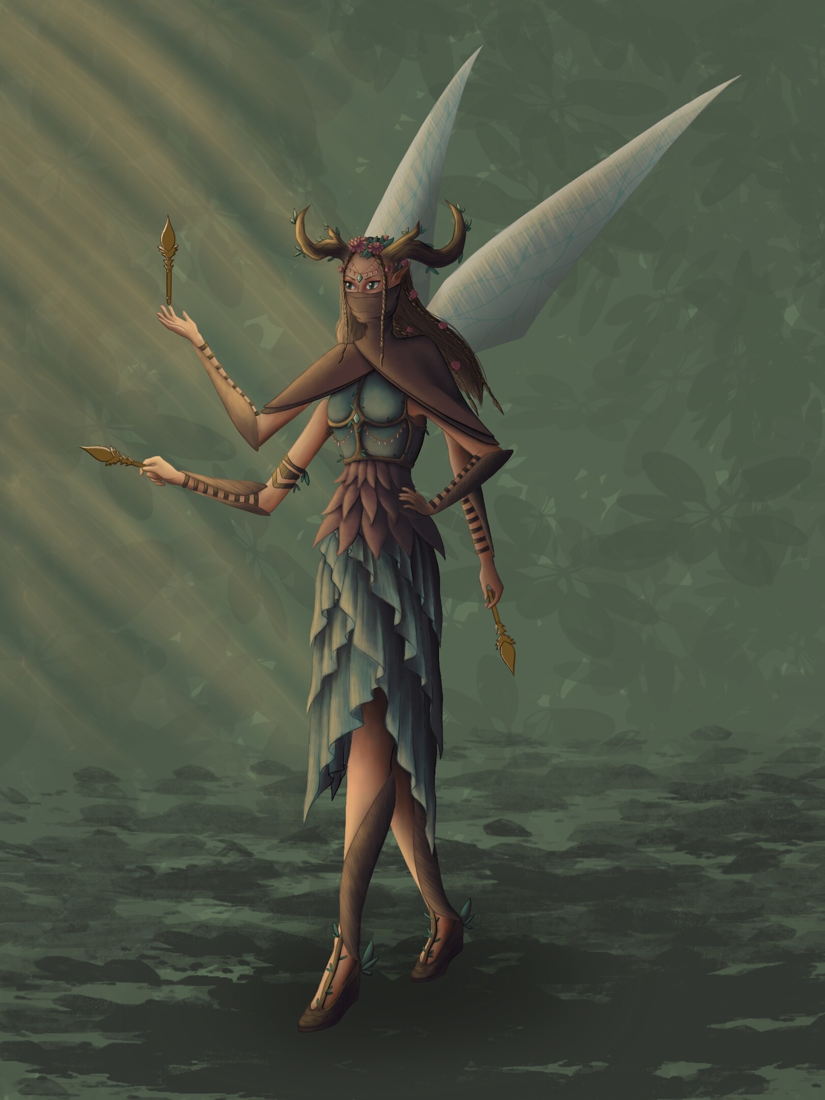 ArtStation - Forest Themed Fantasy Character Design