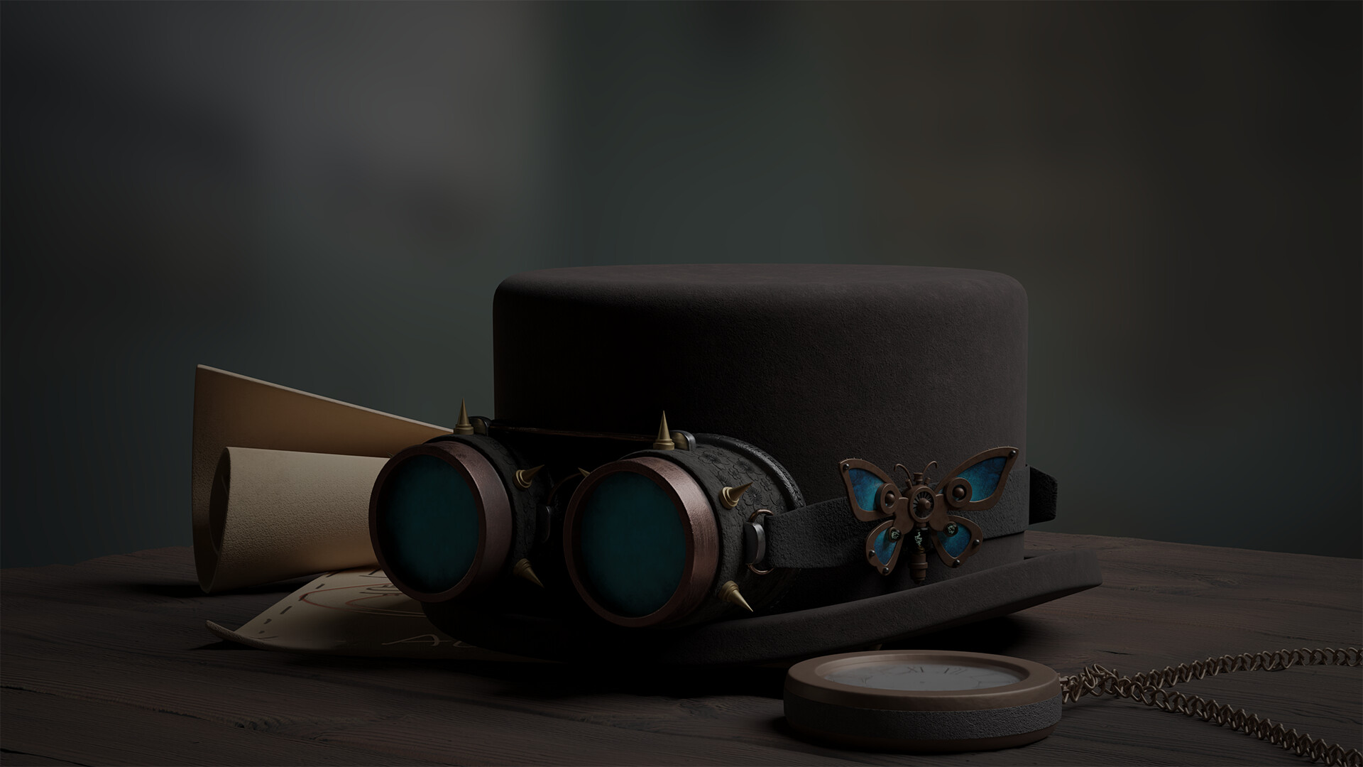 ArtStation - Steampunk Hat