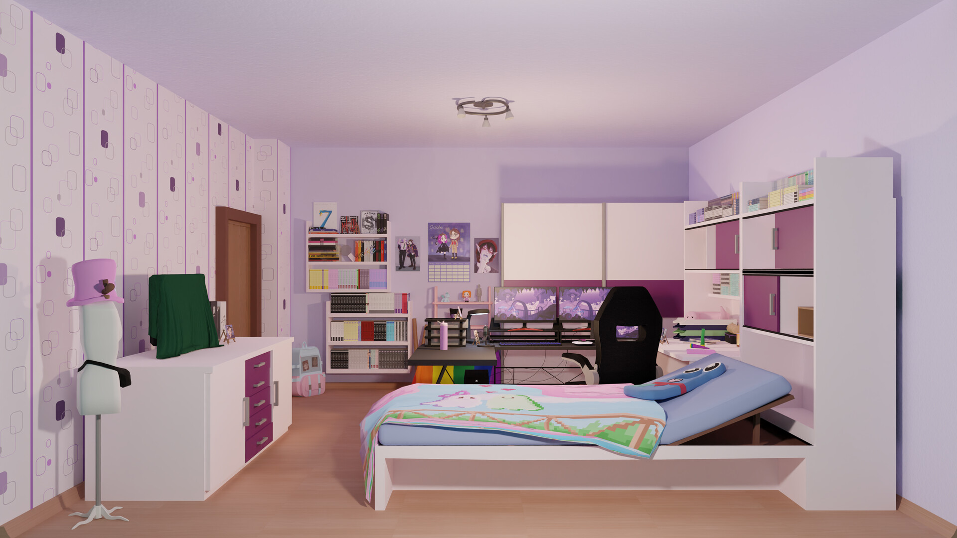 ArtStation - My Room in Blender