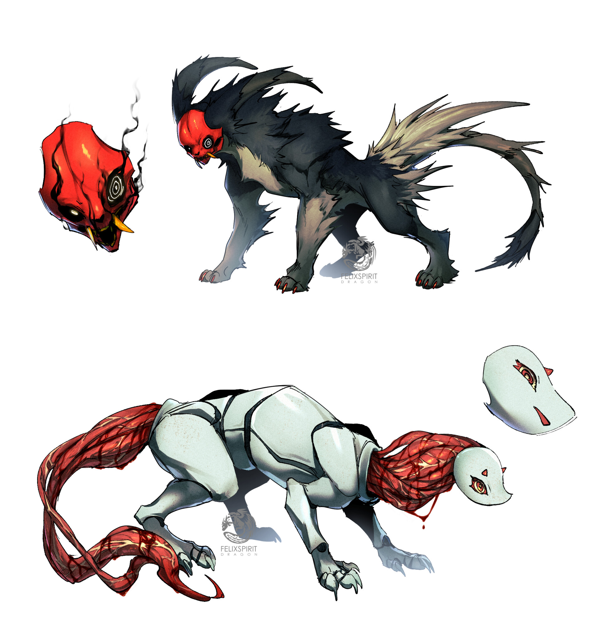 ArtStation - Oct. Creature Designs