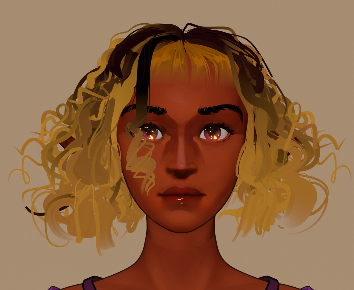 ArtStation - Ericka- Painterly Style Character