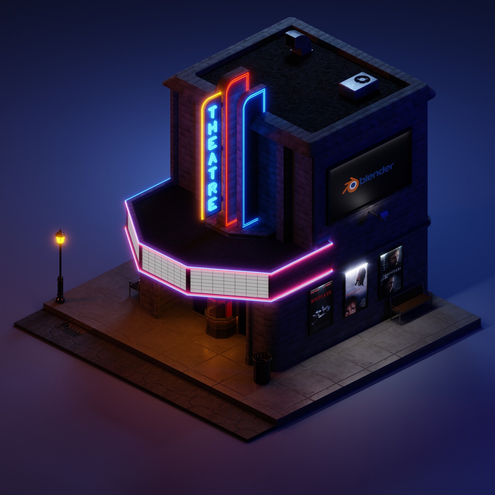 ArtStation - Movie Theatre
