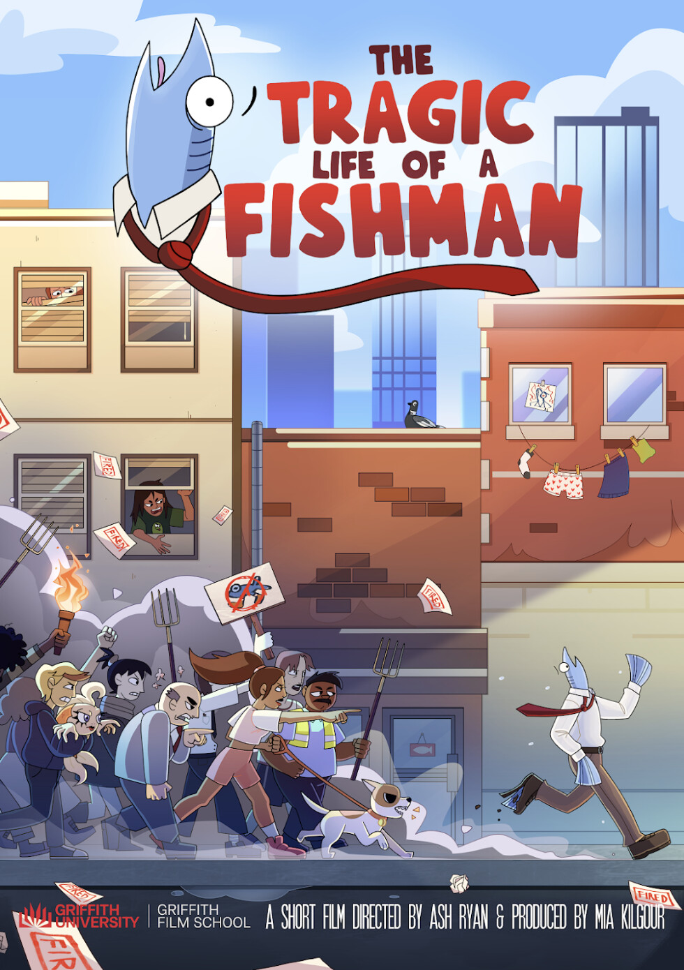 ArtStation - 'The Tragic Life of a Fishman' - 2D Animated Short Film (2023)