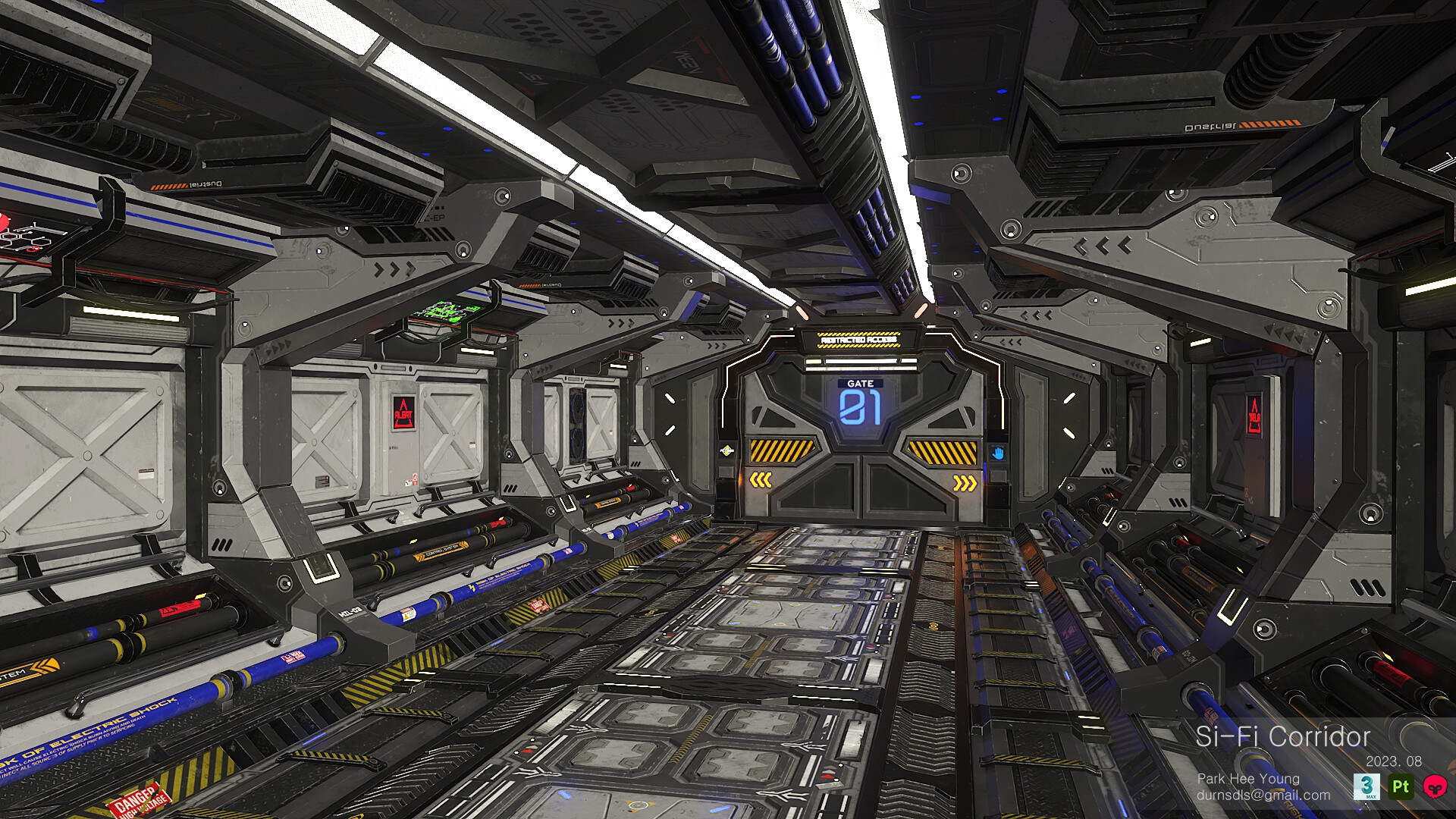 ArtStation - Sci-Fi Corridor