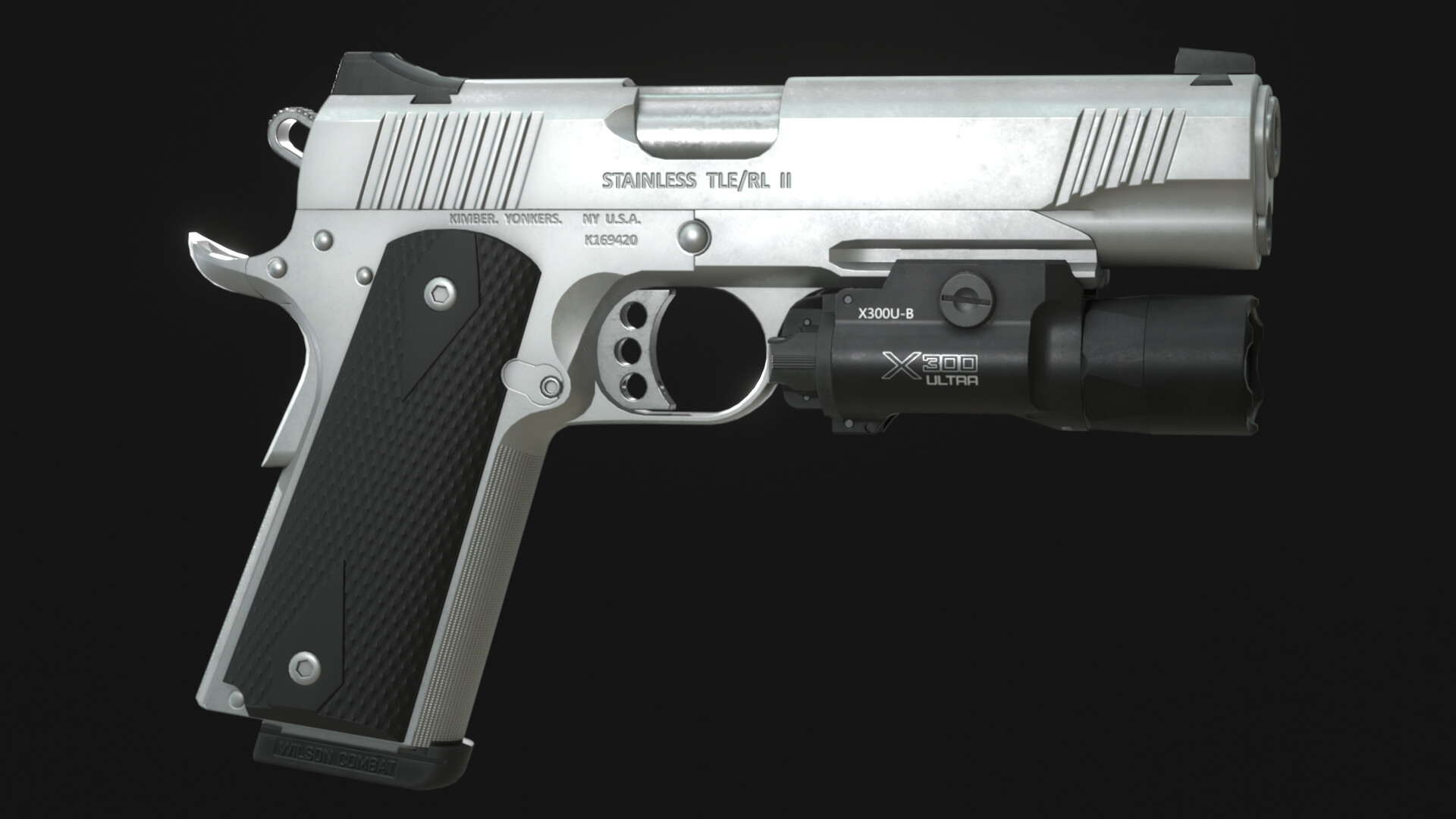 Hao Liu - Kimber Custom TLE/RL II 1911 Handgun + SureFire X300U-B