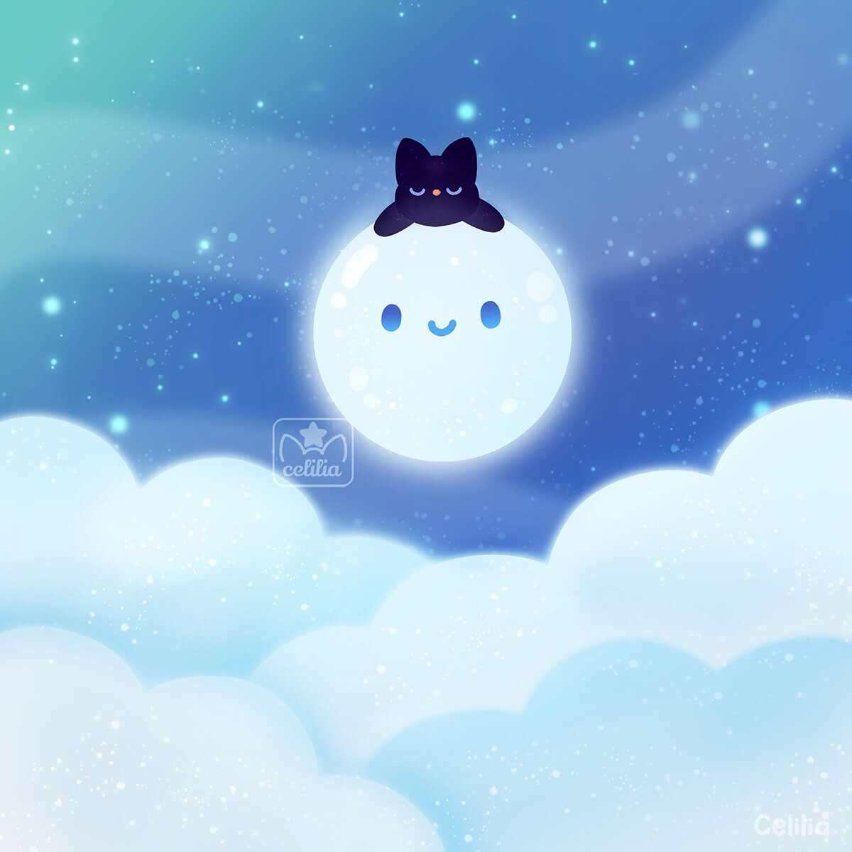 ArtStation - Super blue moon