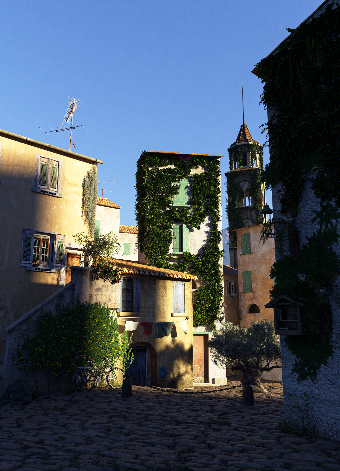 ArtStation - Italian small town