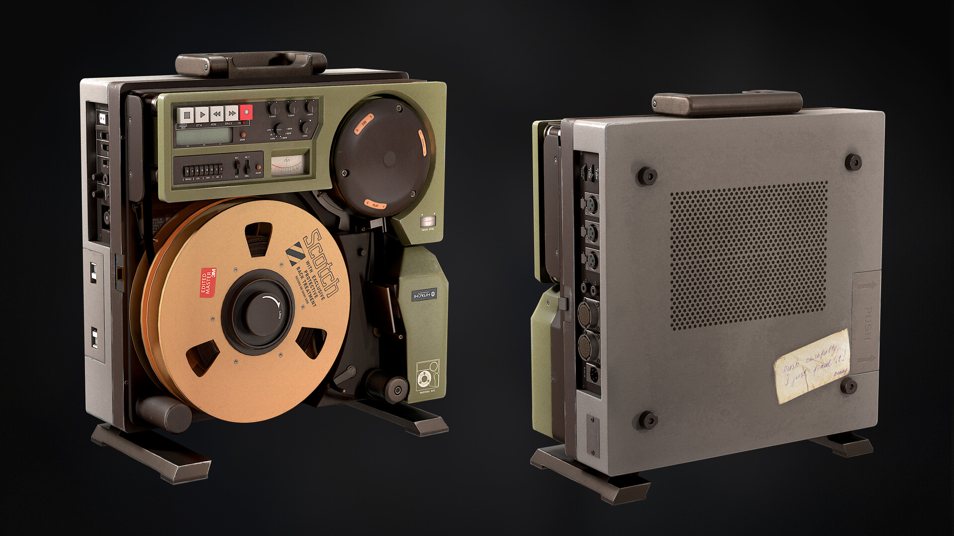 ArtStation - Hitachi HR-100 Video Tape Recorder