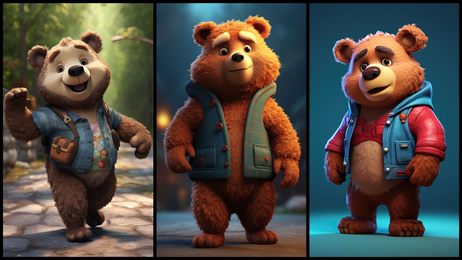 Sense Of Peace - 300 Cartoon Bear Characters