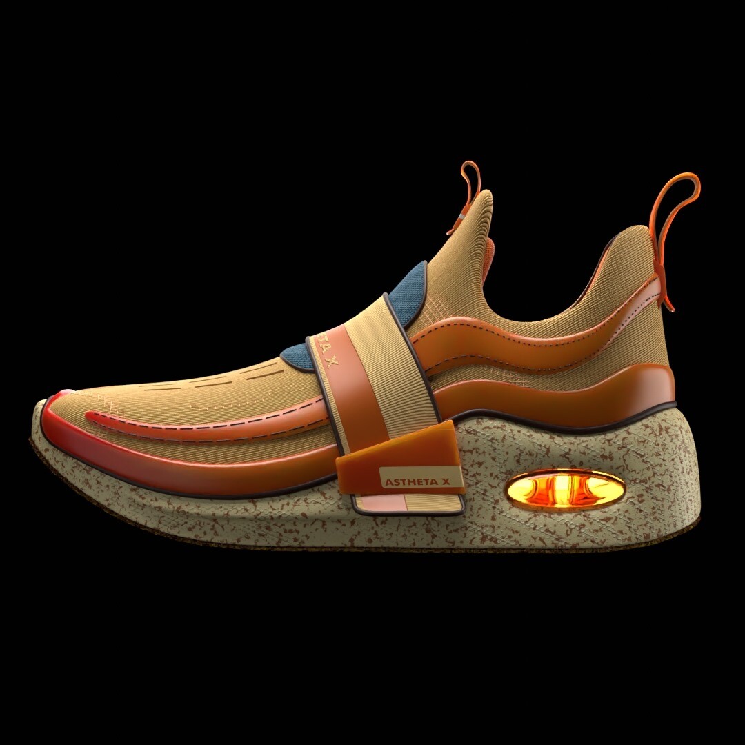 ArtStation - shoe modelling inspired by Derek Elliott