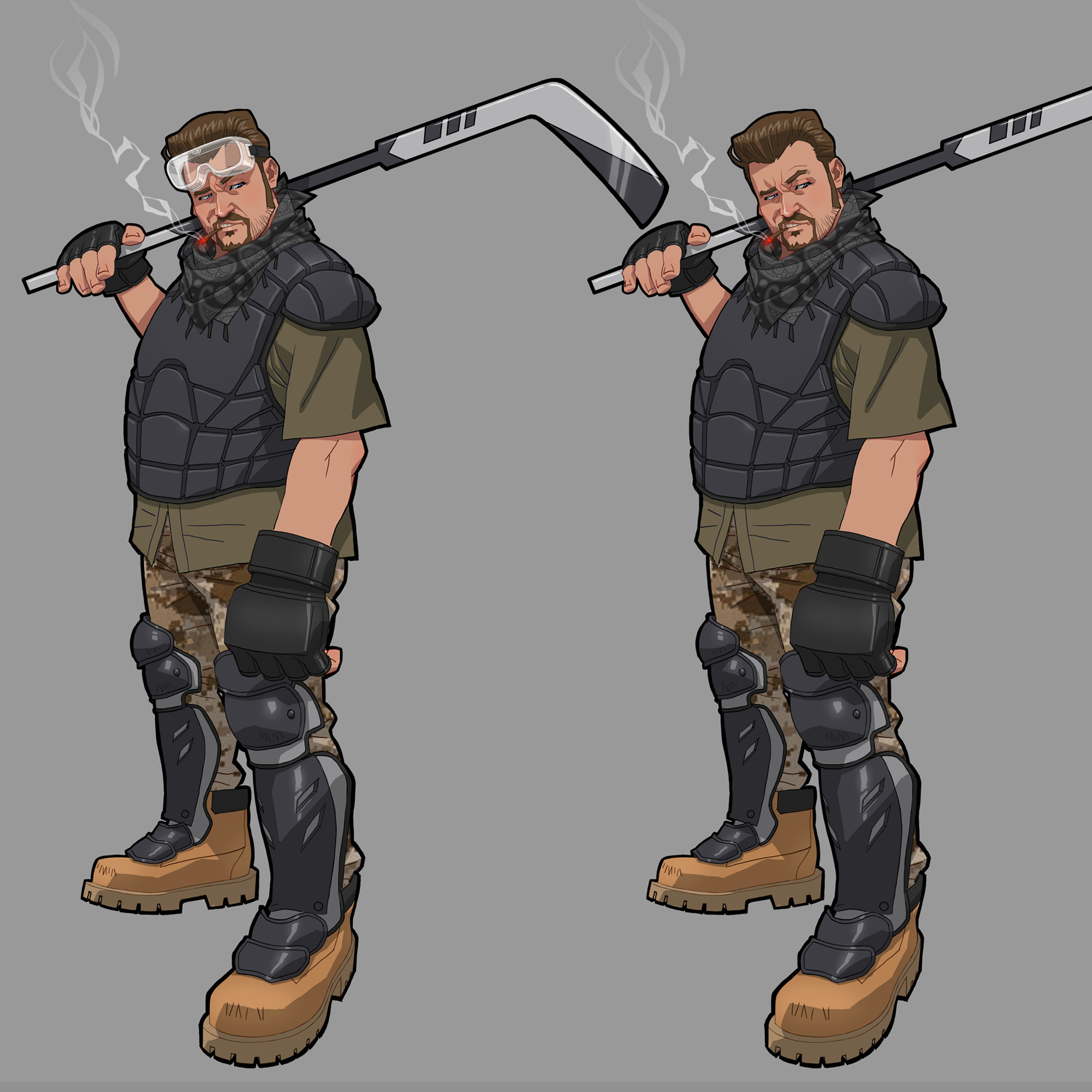 Seung Eun Kim - The Boondocks Reboot arts