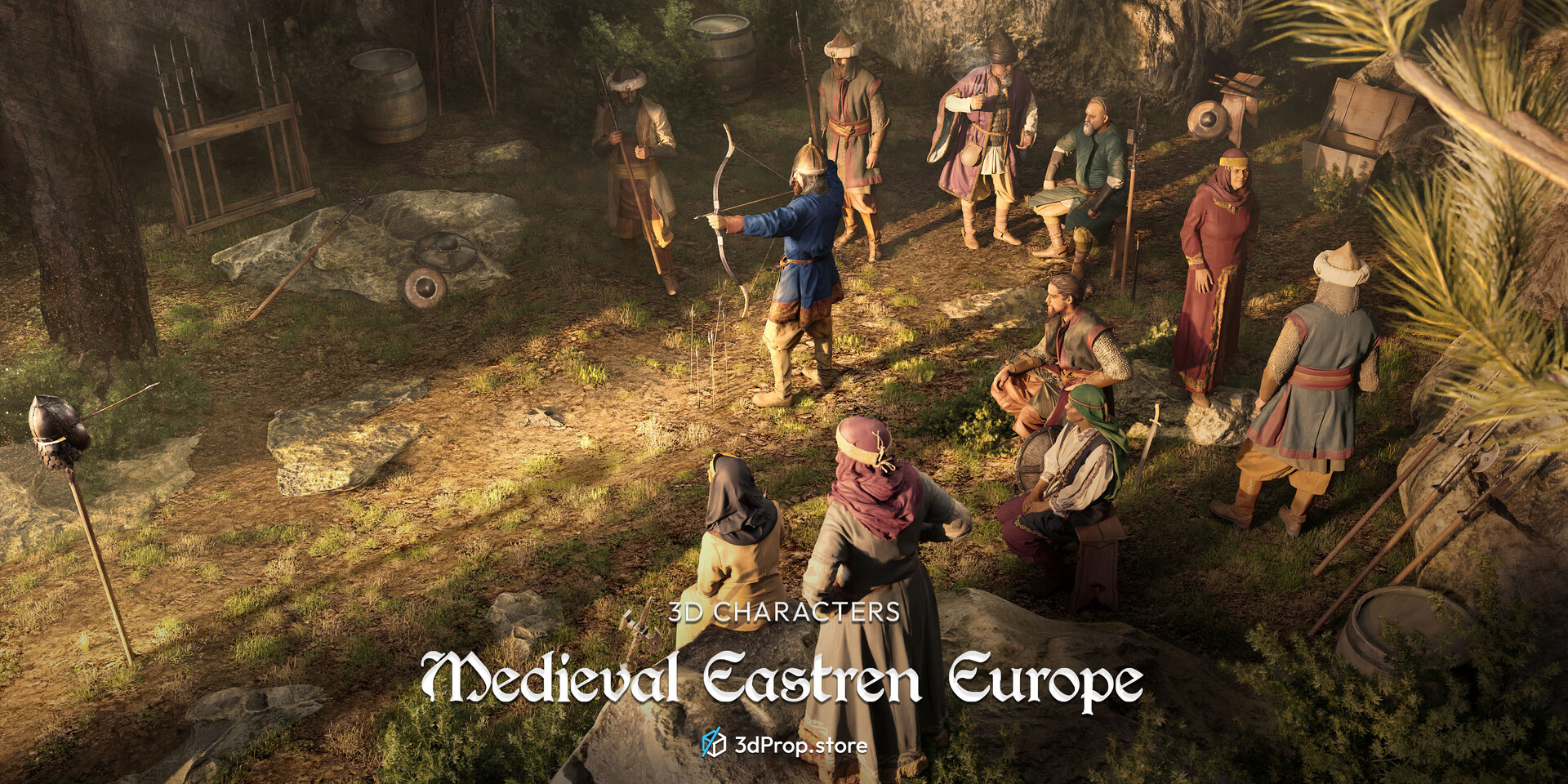 ArtStation - Eastern European Costumes - 10-14th Century