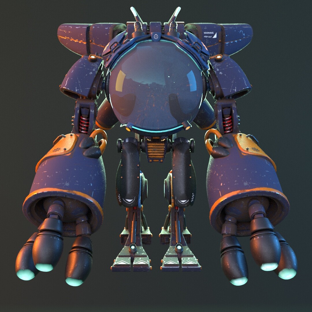 ArtStation - Blue Robot 2021