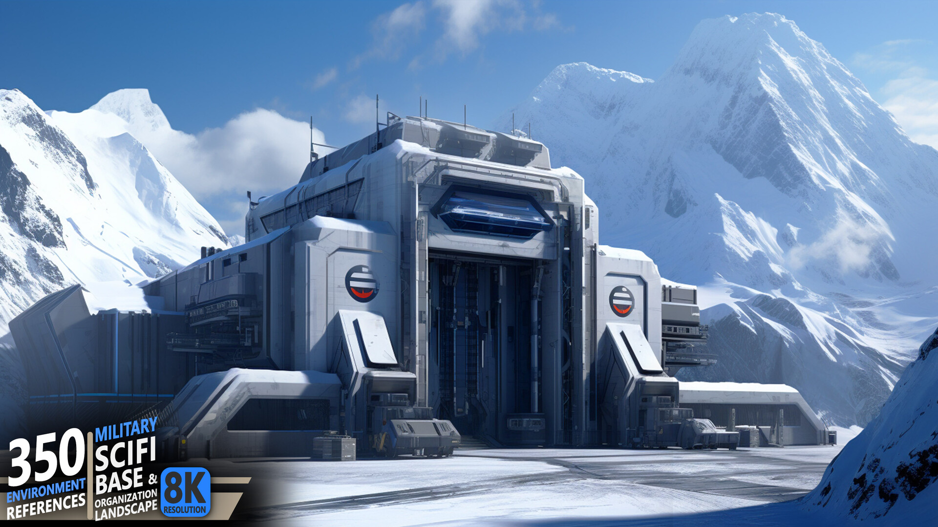 ArtStation - 350 Military Scifi Base & Organization Landscape ...