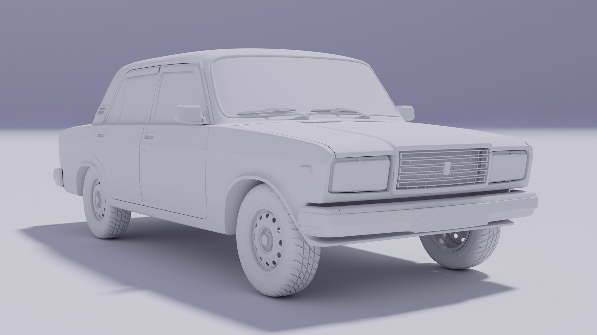 ArtStation - Model Lada VAZ 2107