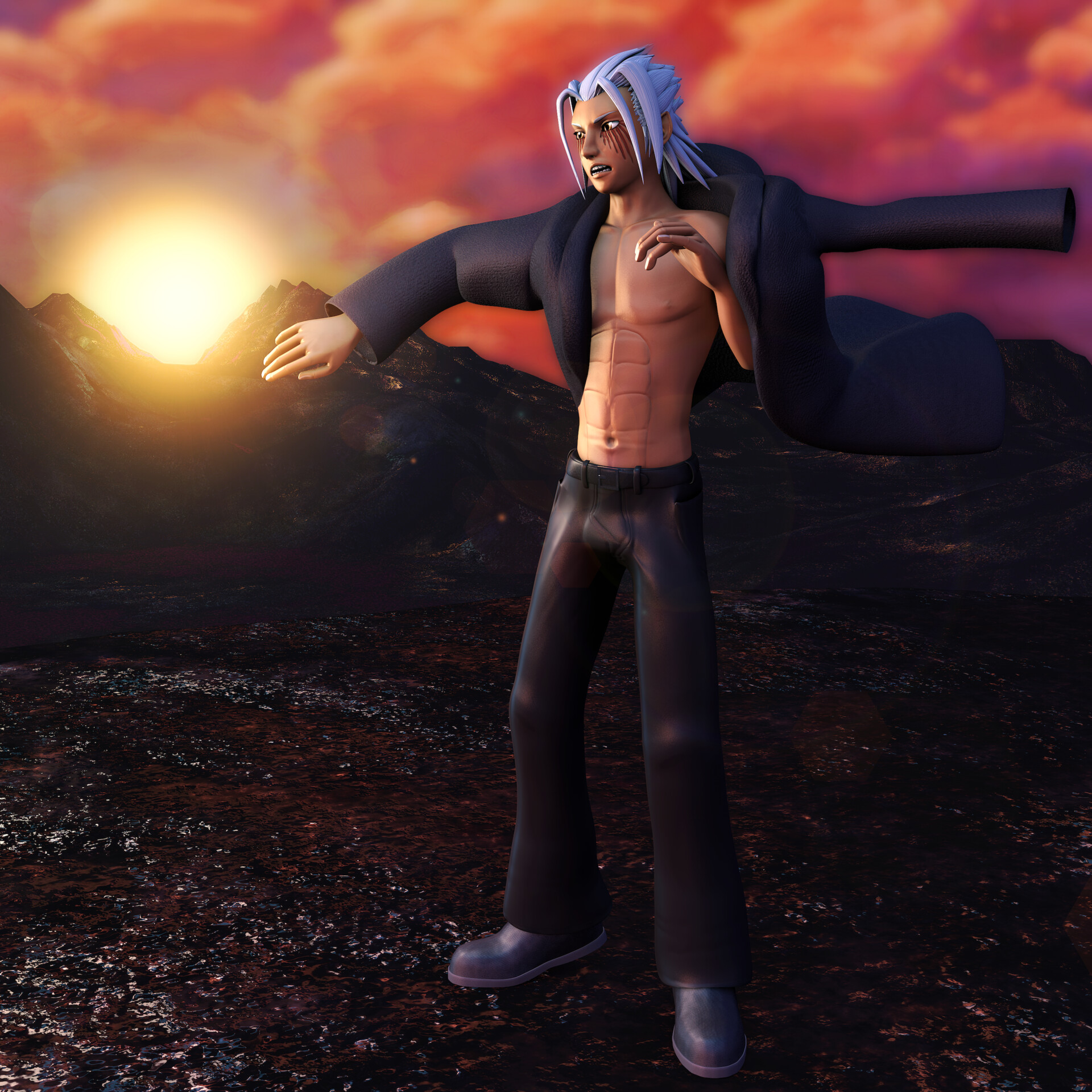 ArtStation - Xehanort Jaeger (Kingdom Hearts and Attack on Titan crossover)