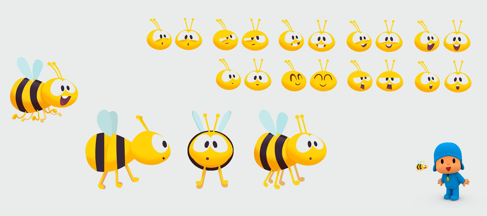 Ana Piedrafita - My work as Pocoyó Character Artist