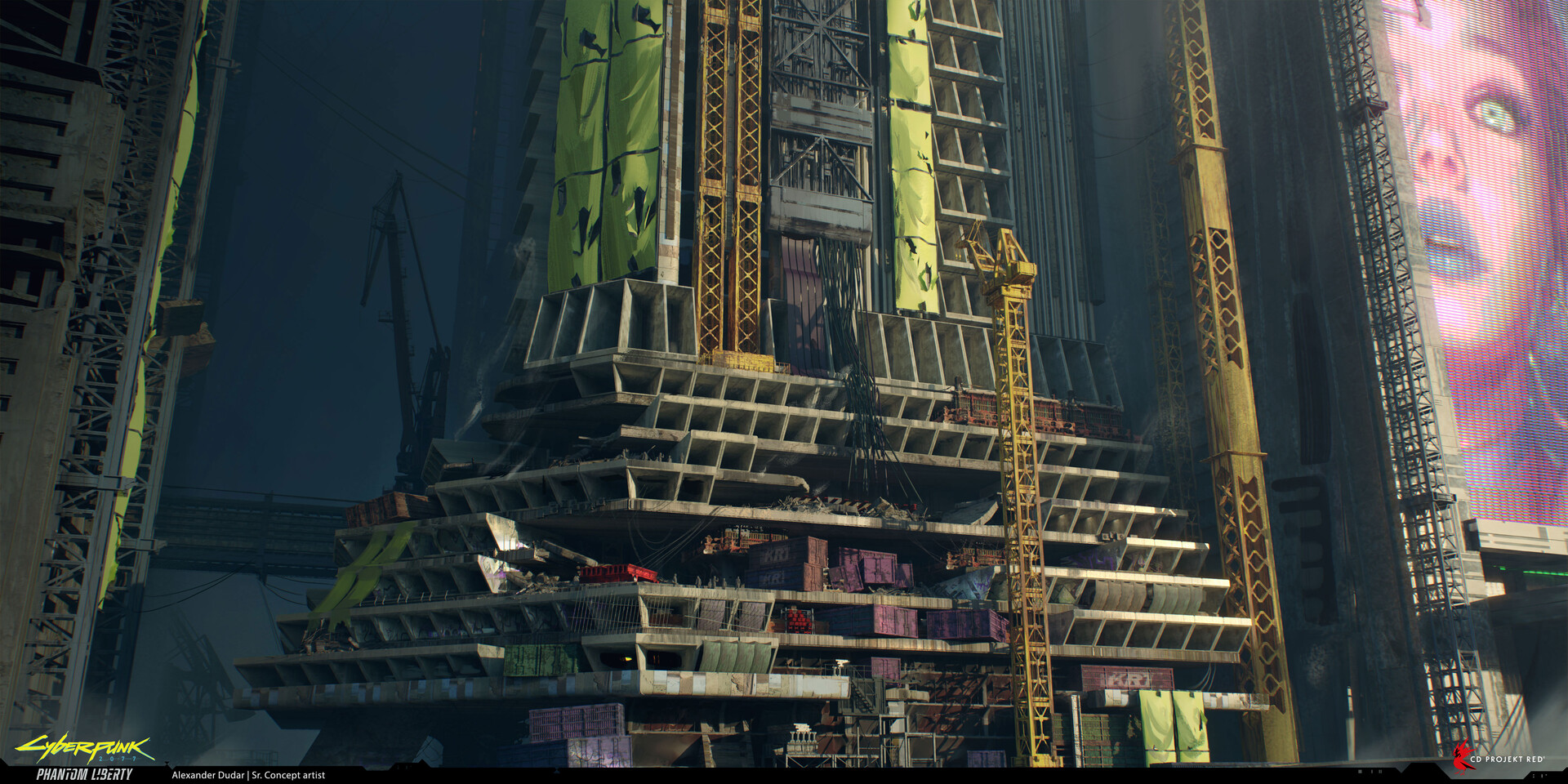 Alexander Dudar - Cyberpunk 2077: Phantom Liberty - Monument Ave