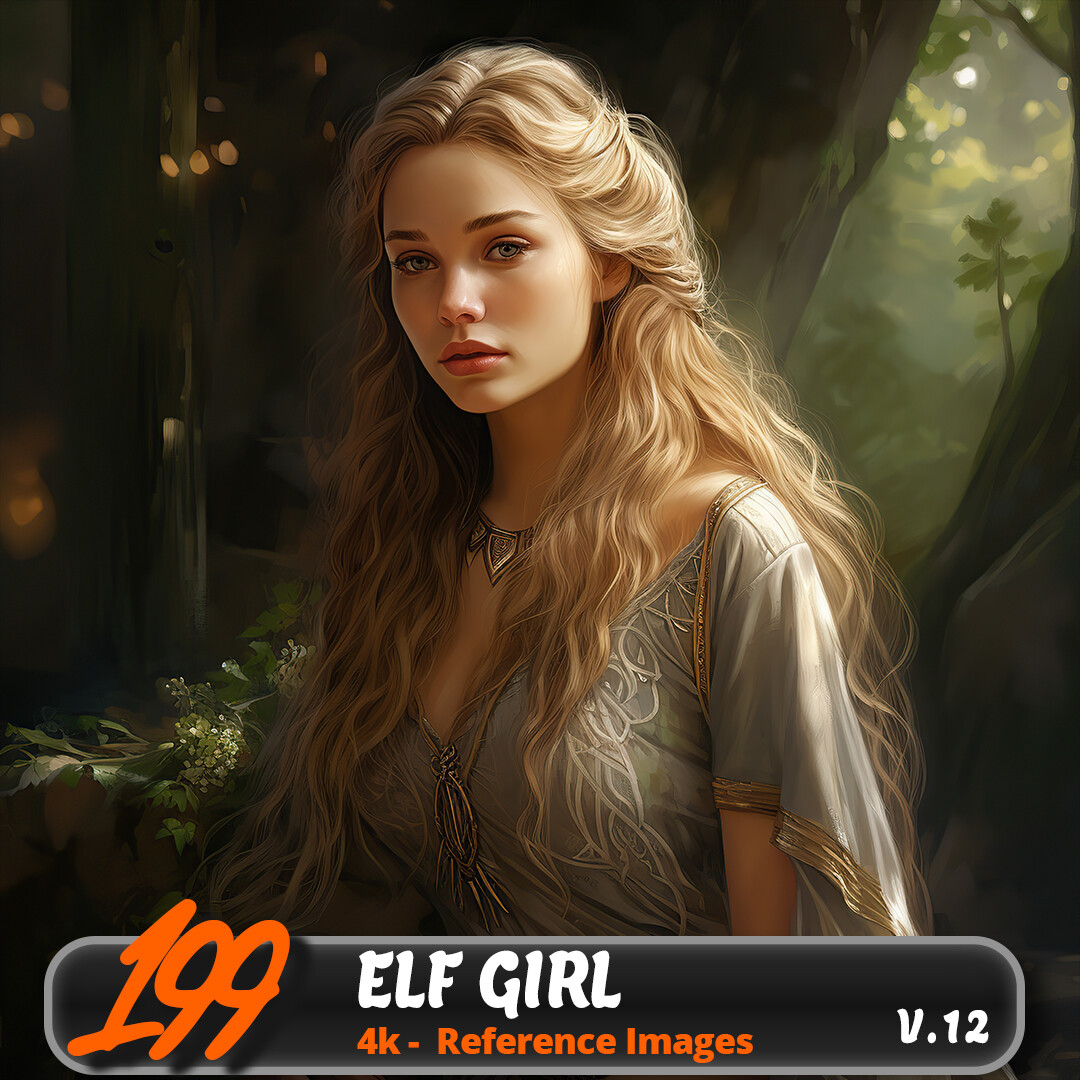 ArtStation - ELF GIRL VOL. 12/ 4K/ Reference Image