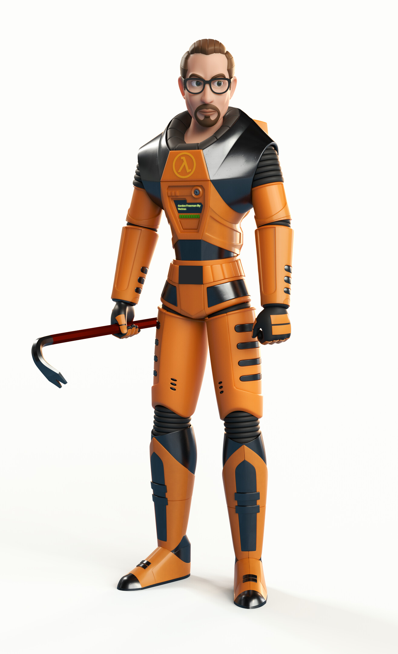 ArtStation - Gordon Freeman - H.E.V MK lV