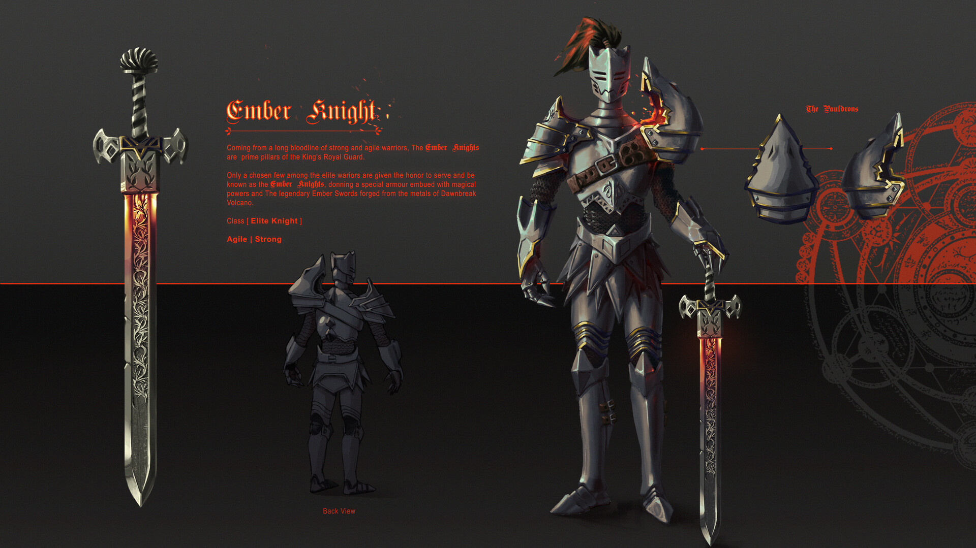 ArtStation - Gothic Knight Character Design