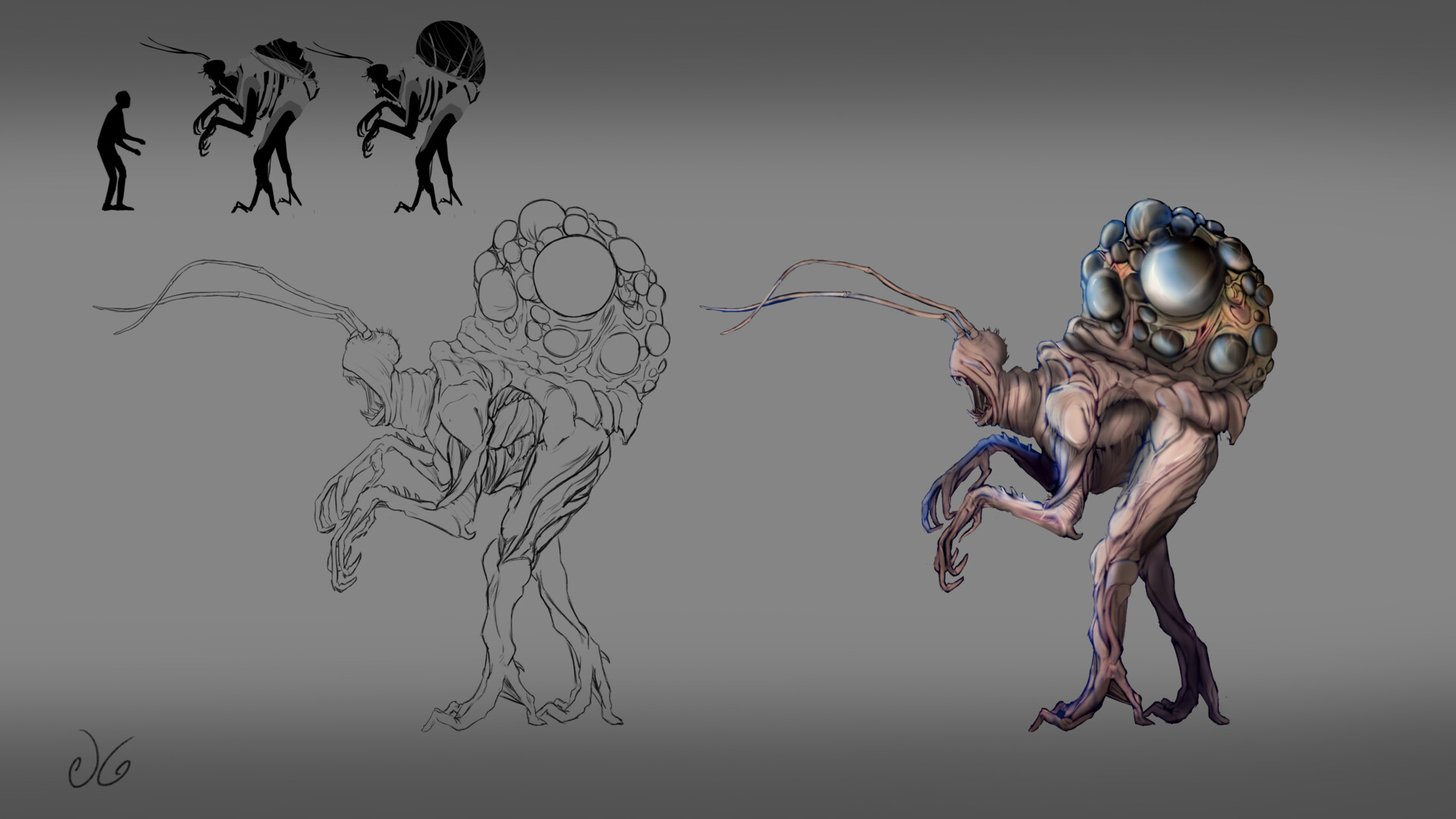 ArtStation - Egg Monster concept