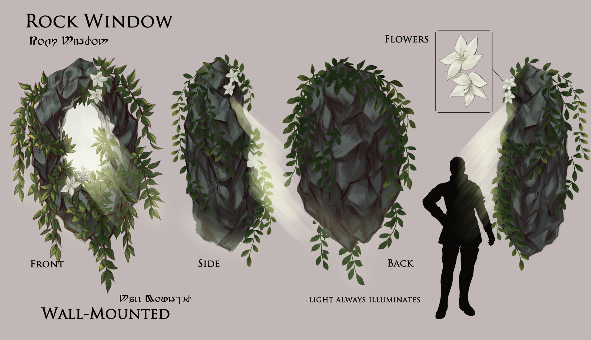 ArtStation - Rock Window Concept