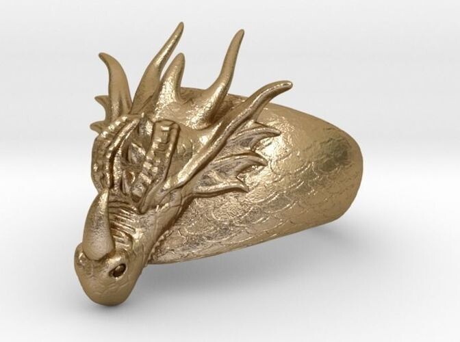 ArtStation - Dragon Ring-2 3D-print file