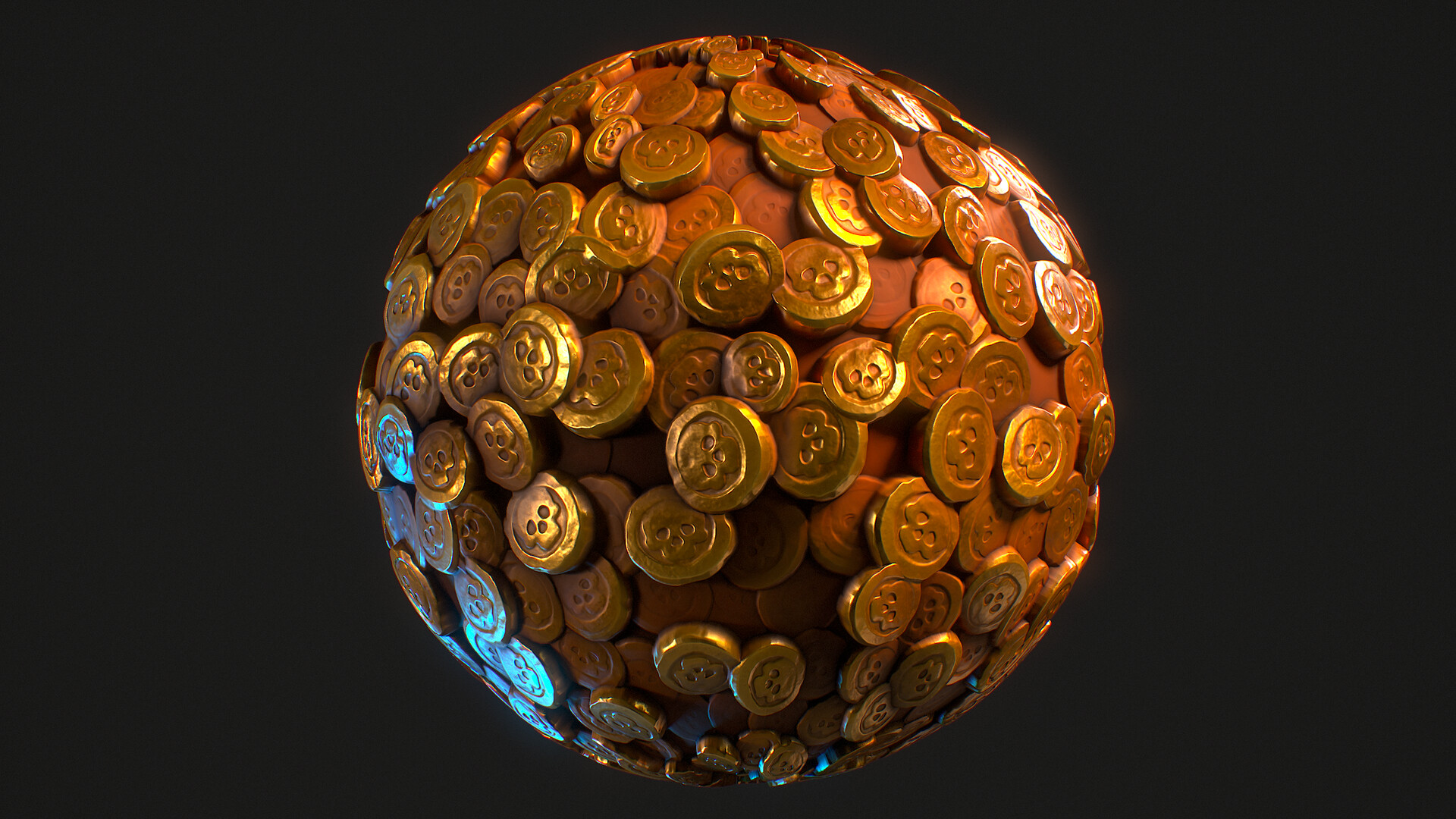 ArtStation - Stylized Pirate Coins