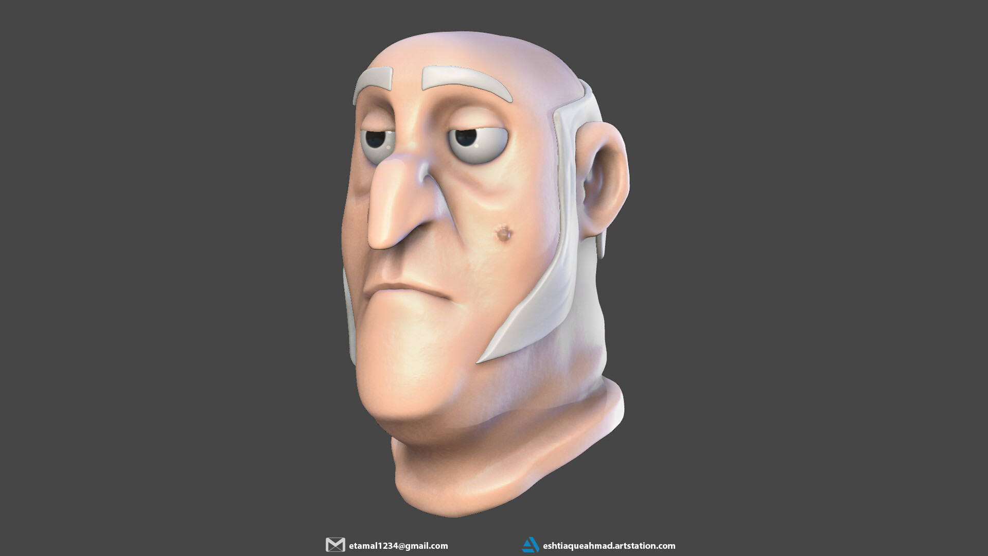 ArtStation - Stylized Cartoon Head