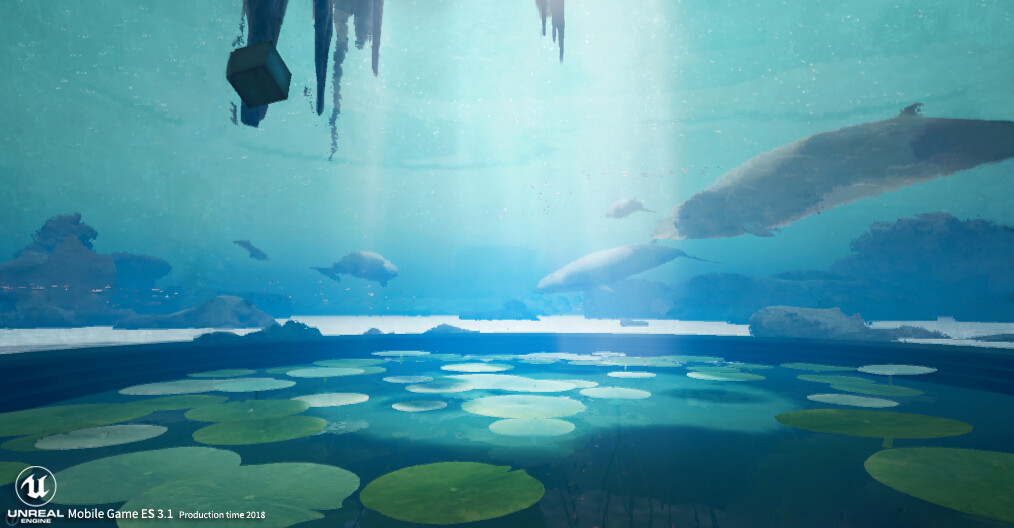 ArtStation - Aquarium- Mobile Game Scene-UE4