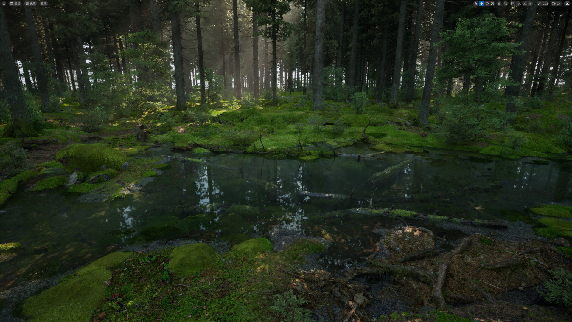 B.O.W.👁‍🗨 - UE5 Moss Forest Edit