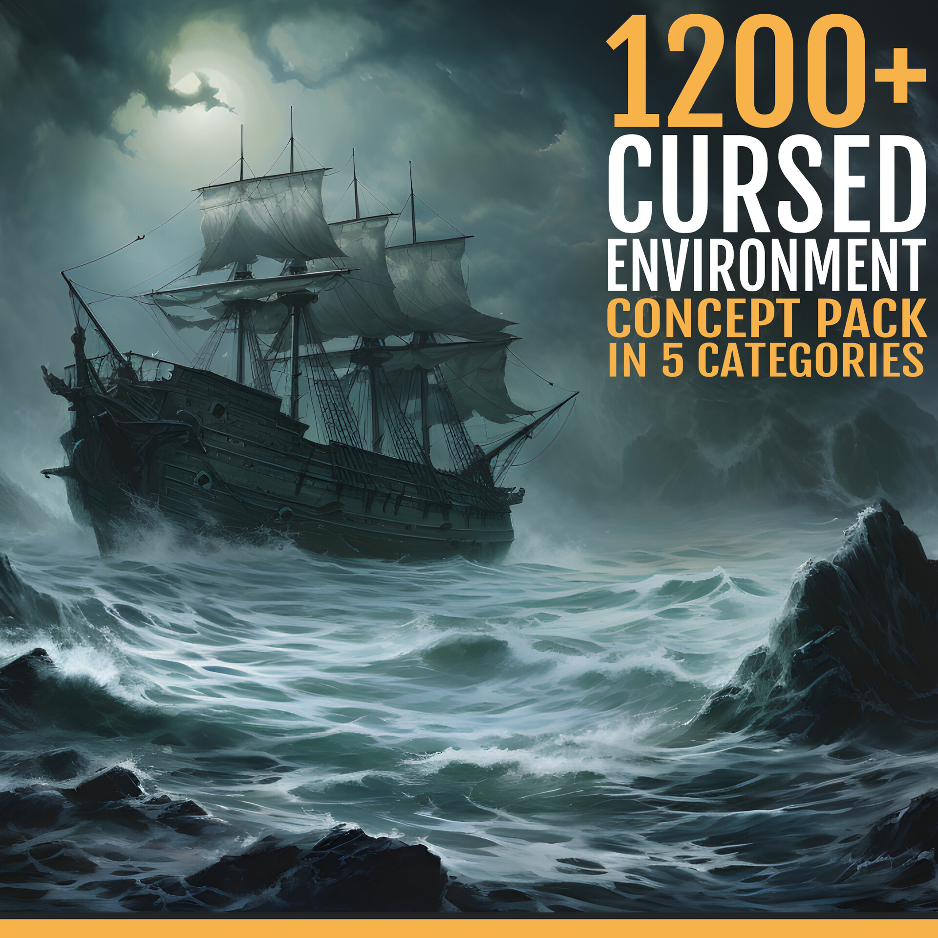 ArtStation - 1200 Cursed Environment