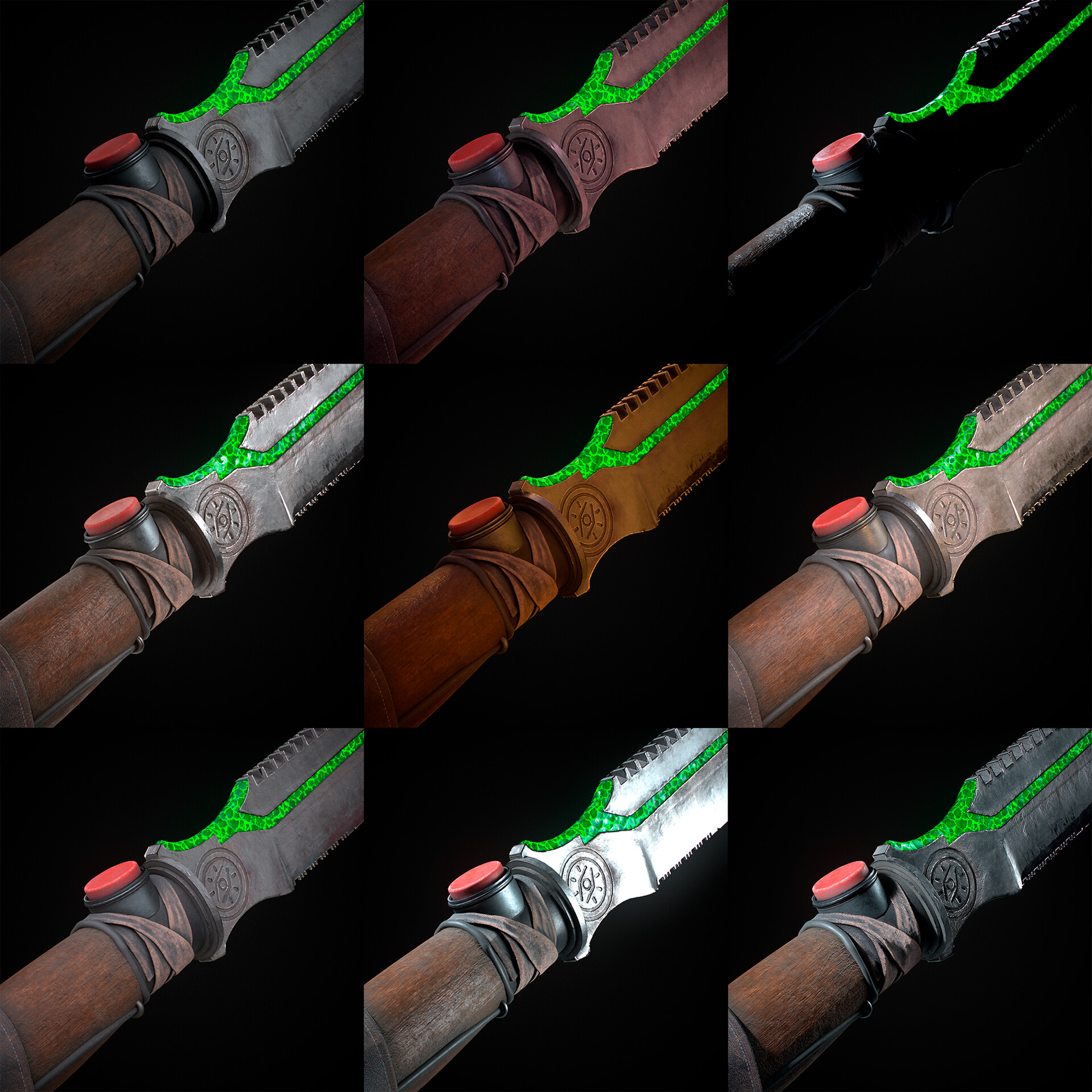 Ruslan Ibrahimov - Knife in the style of Post-Apocalypse