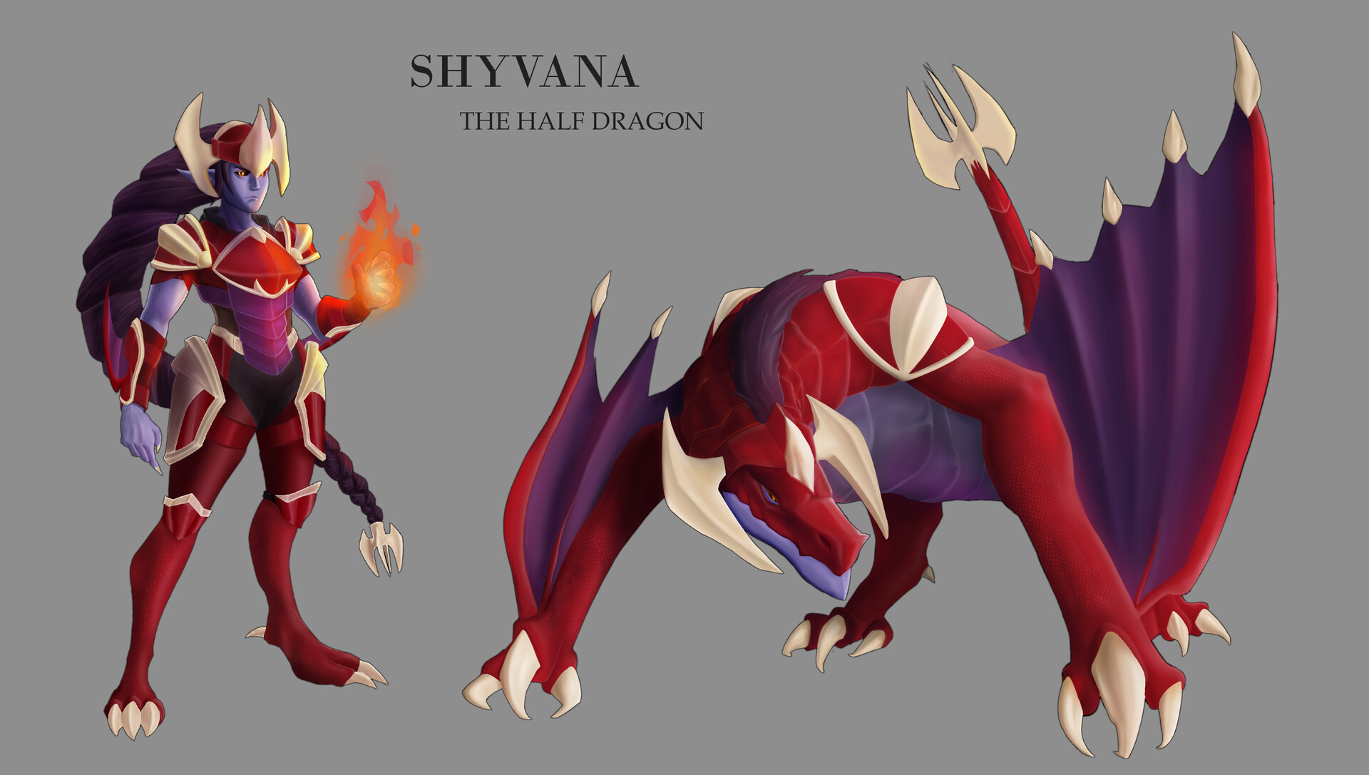 League Of Legends Shyvana Dragon Form