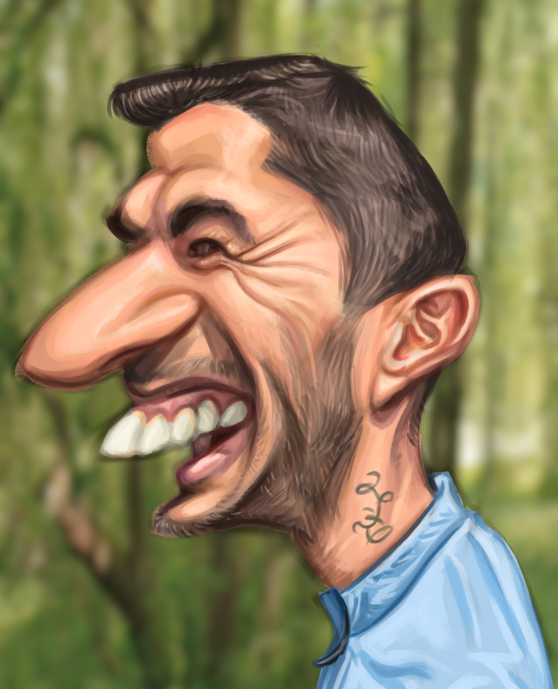 Luis Suarez Funny Face