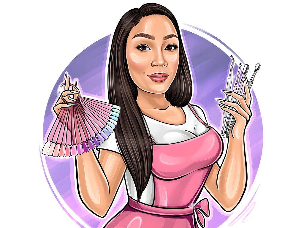 ArtStation - Cartoon Portrait Logo