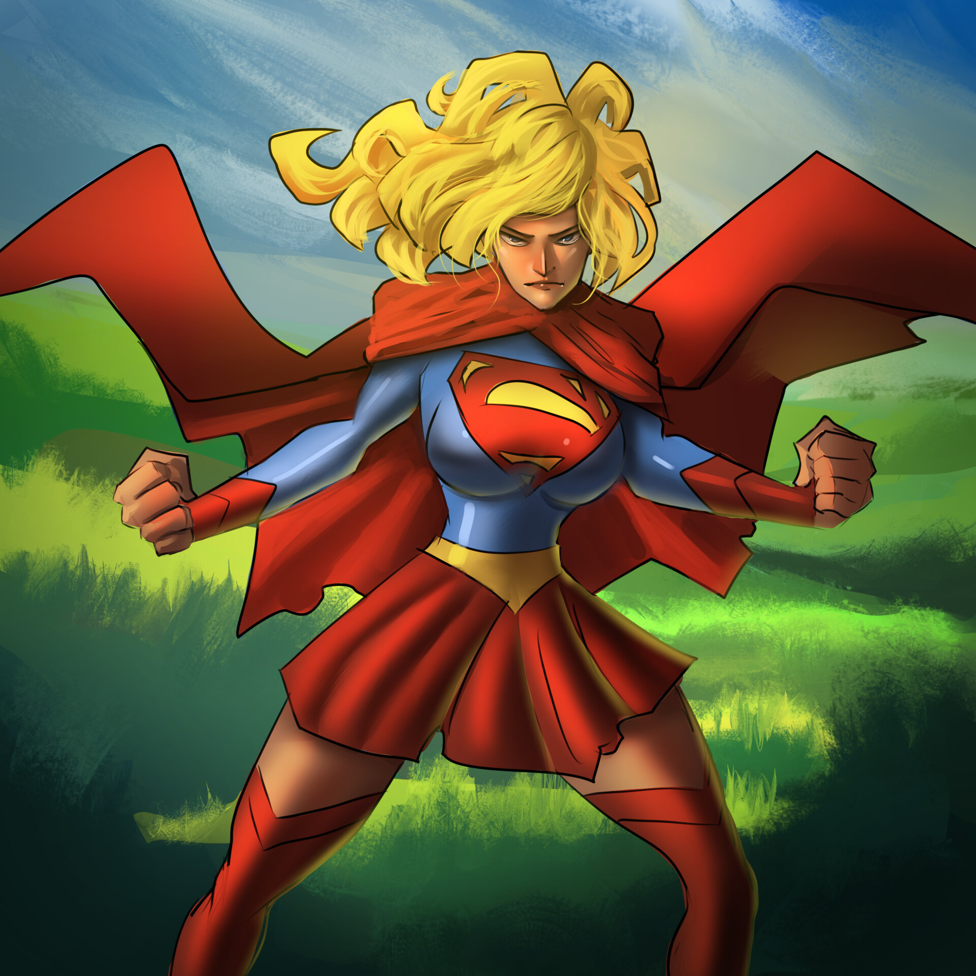 ArtStation - Supergirl fanart