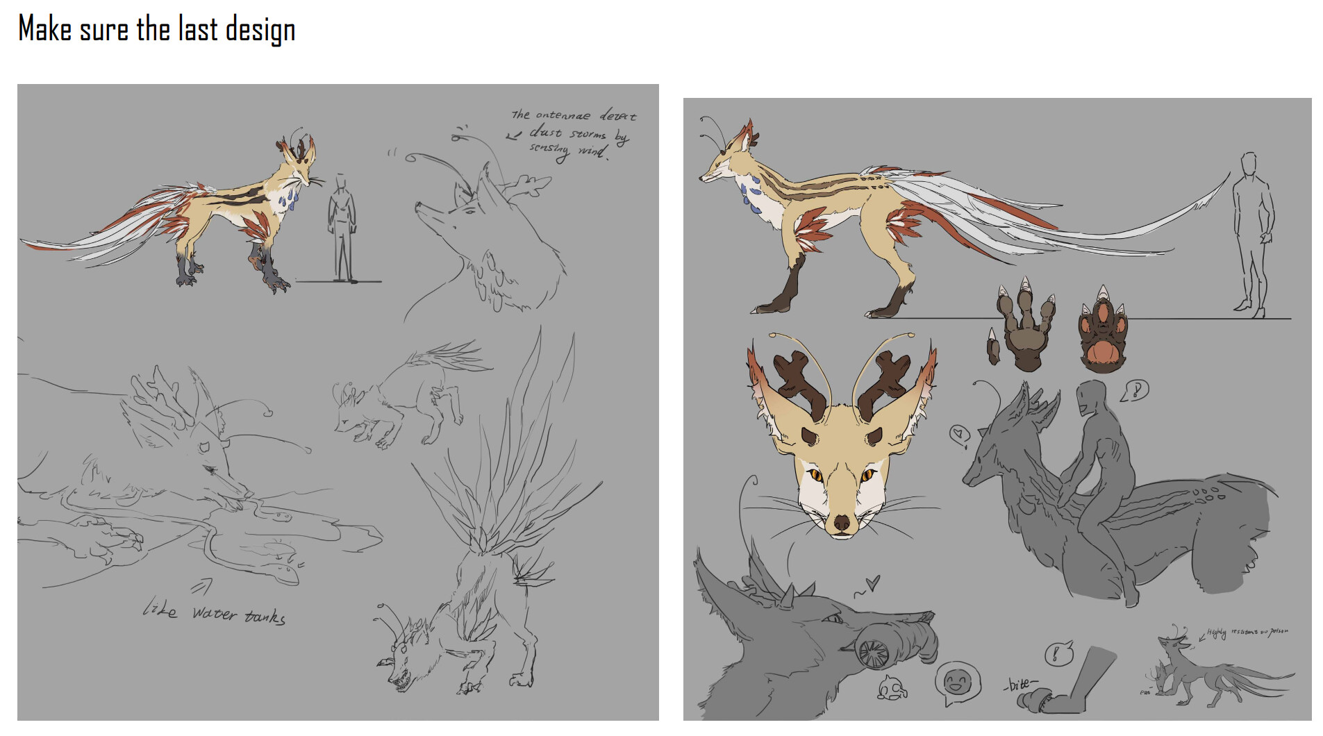 Lei - Desert Creature design