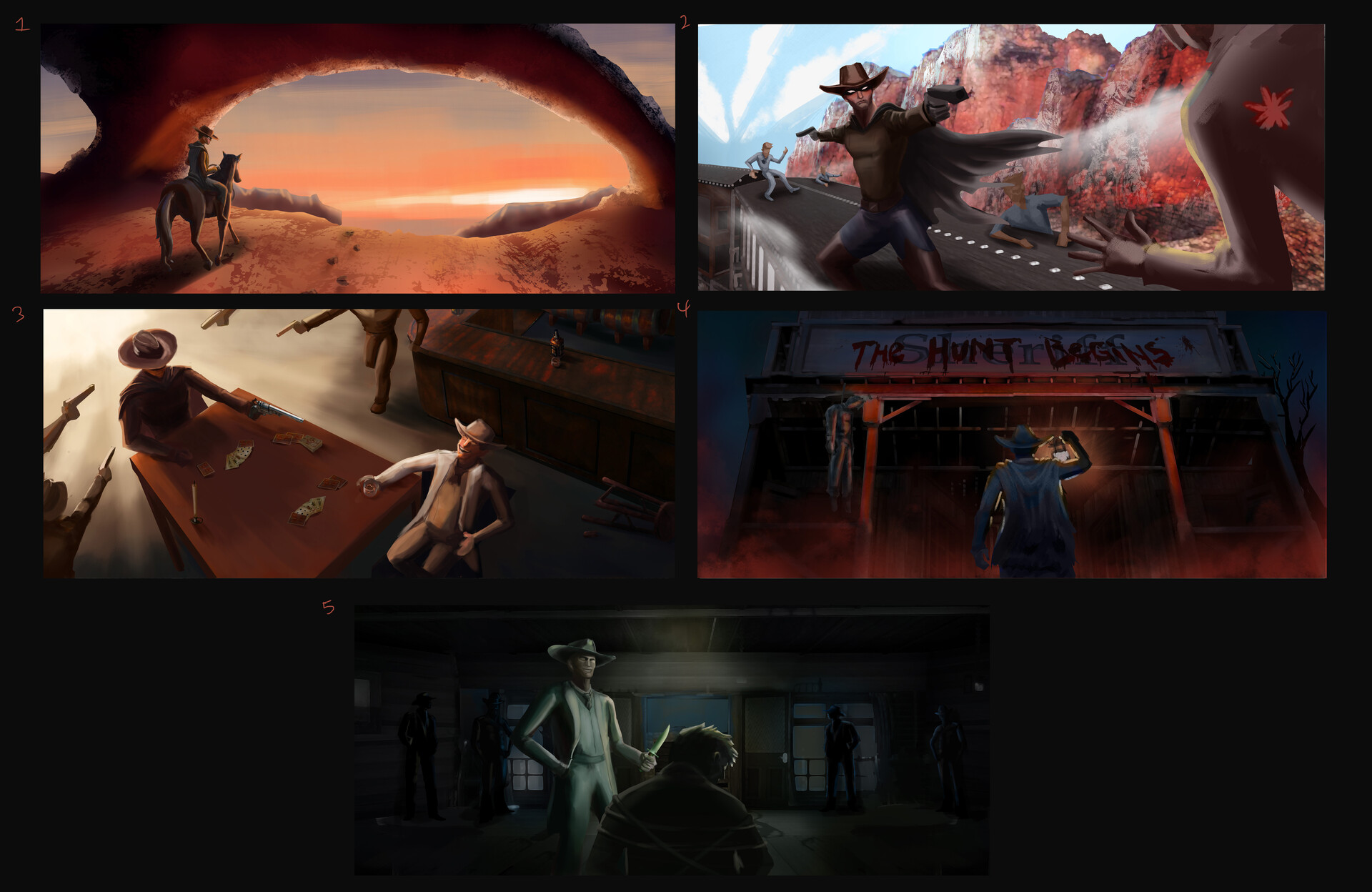 ArtStation - Bounty of Blood - Keyframes