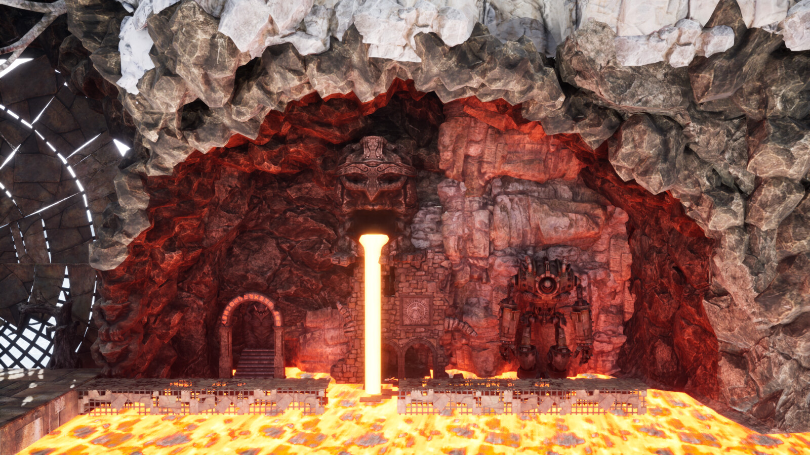 Mariya Kopylova - Vikings' Cave - Platformer Side View Environment Art