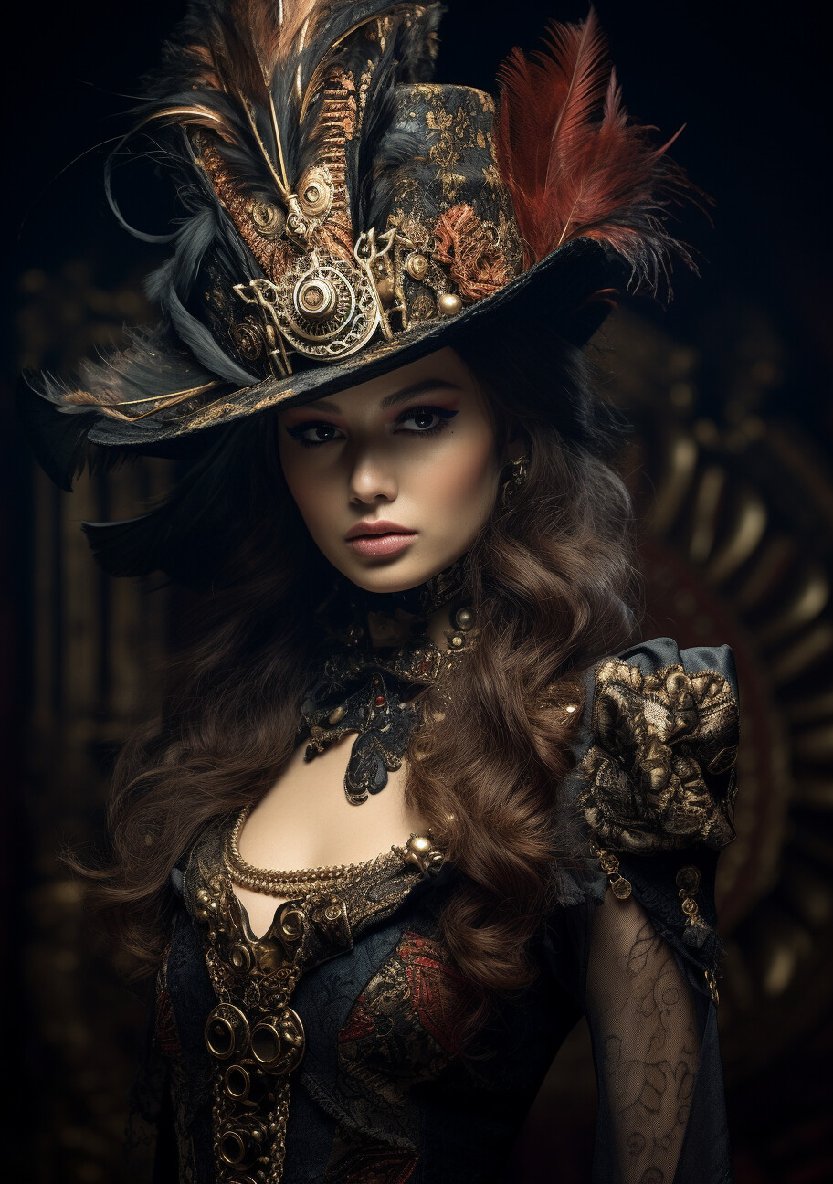 ArtStation - Steampunk lady