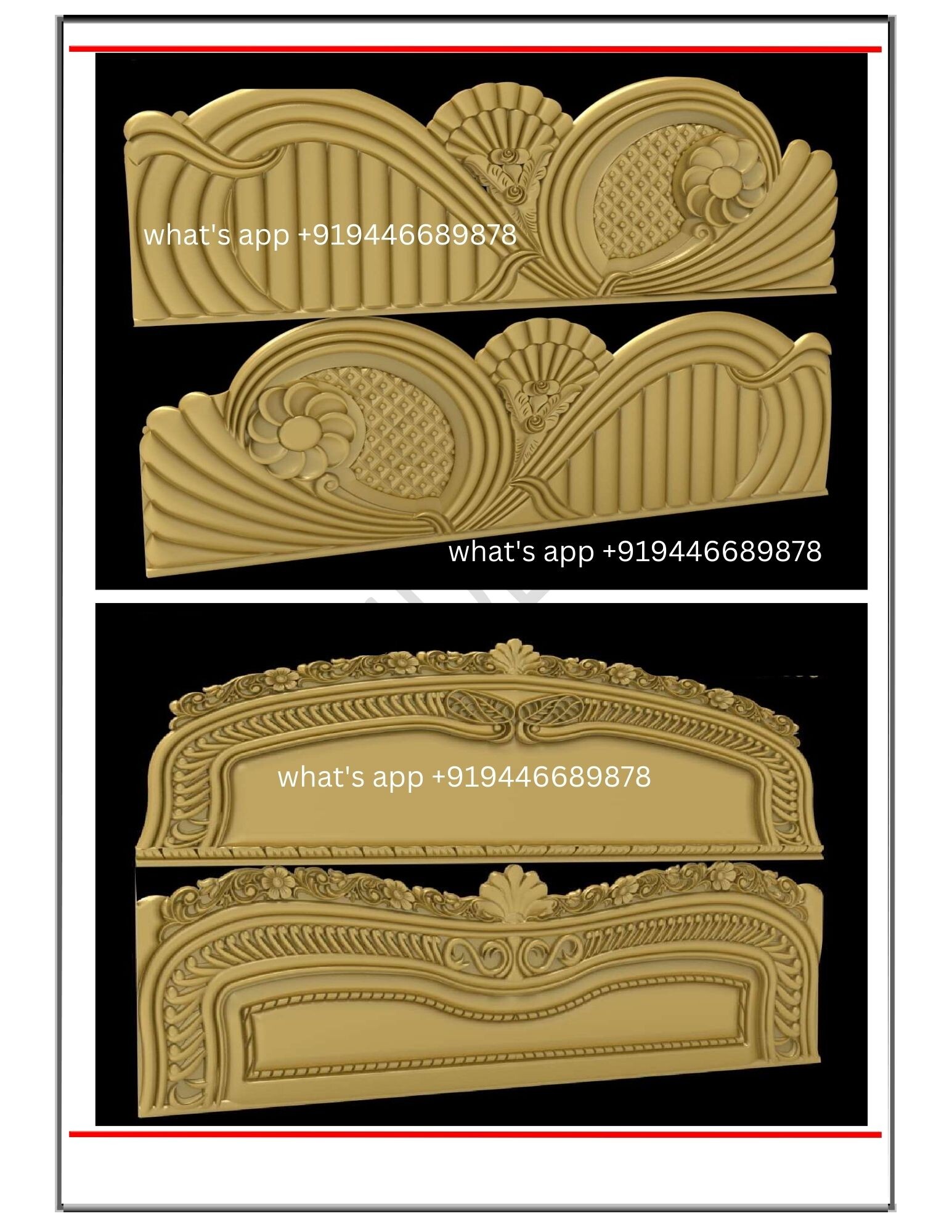 Krishnaa - Modern Bed Design cnc artcam Create Your Dream Bed with Ease