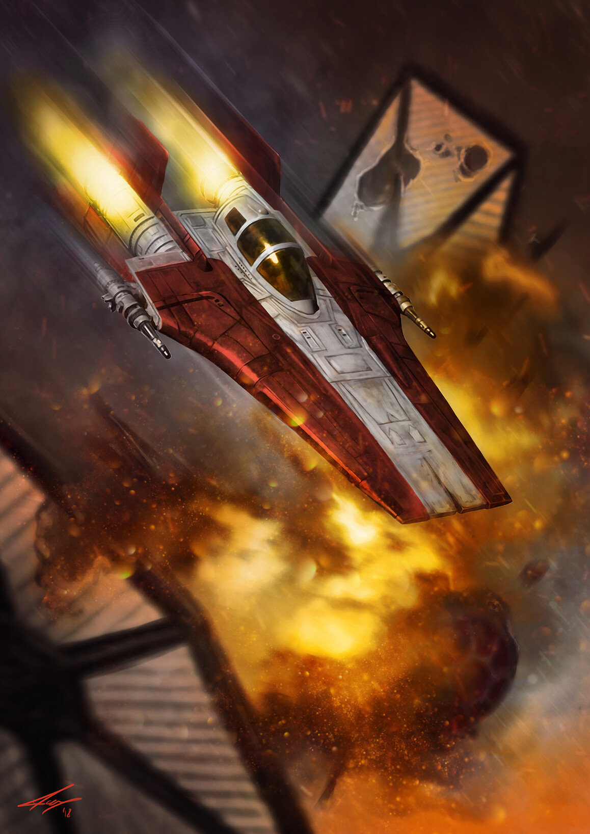 ArtStation - RZ-2 A-Wing