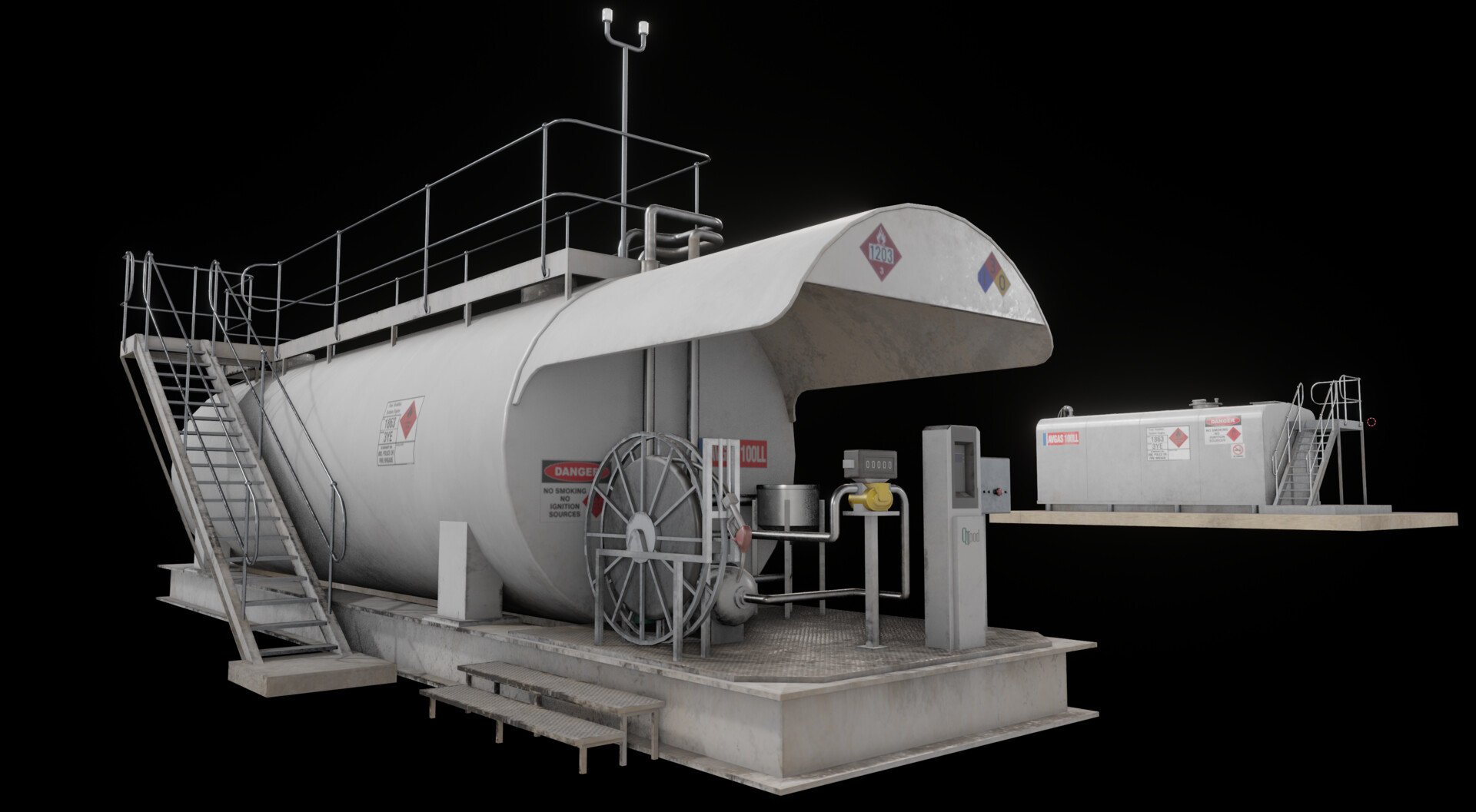 ArtStation - 3D Oil Tank