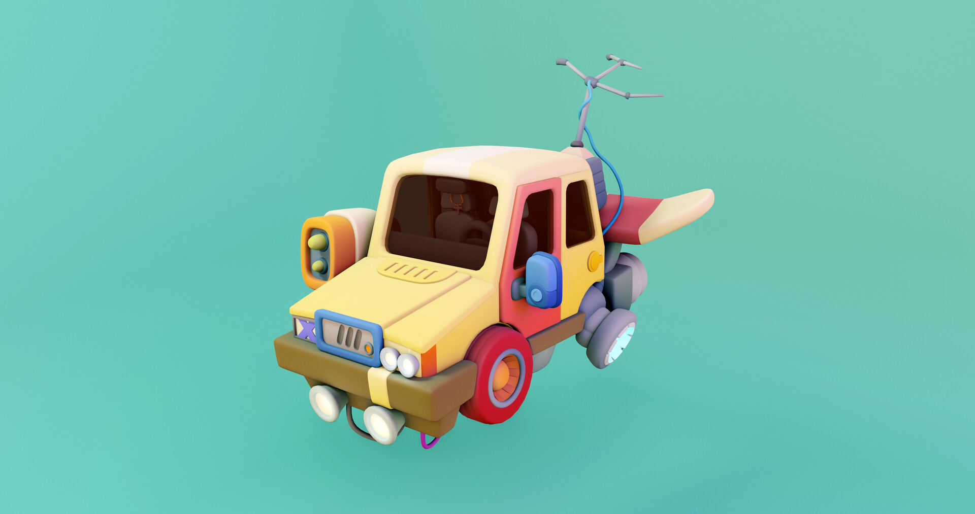 ArtStation - Stylized Car