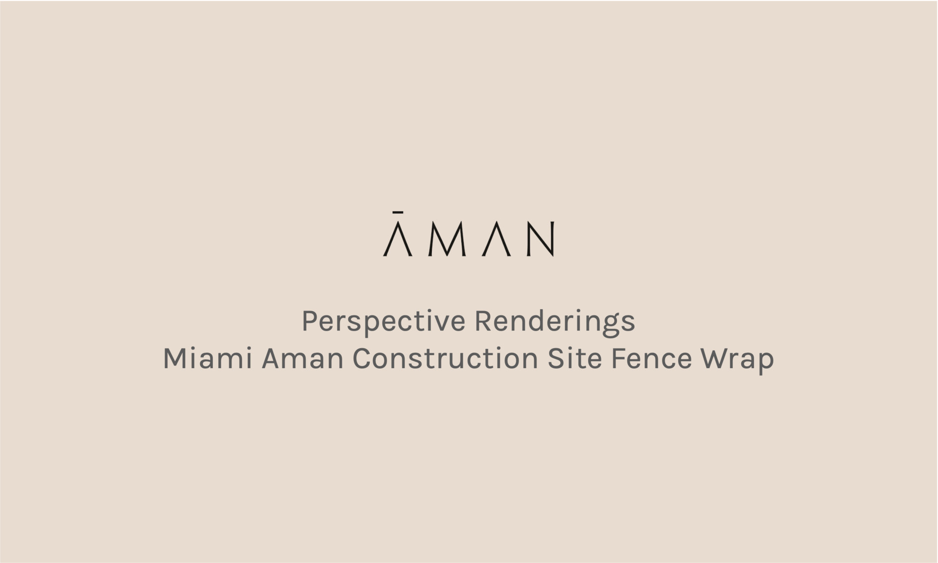 ArtStation - AMAN Perspective Renders