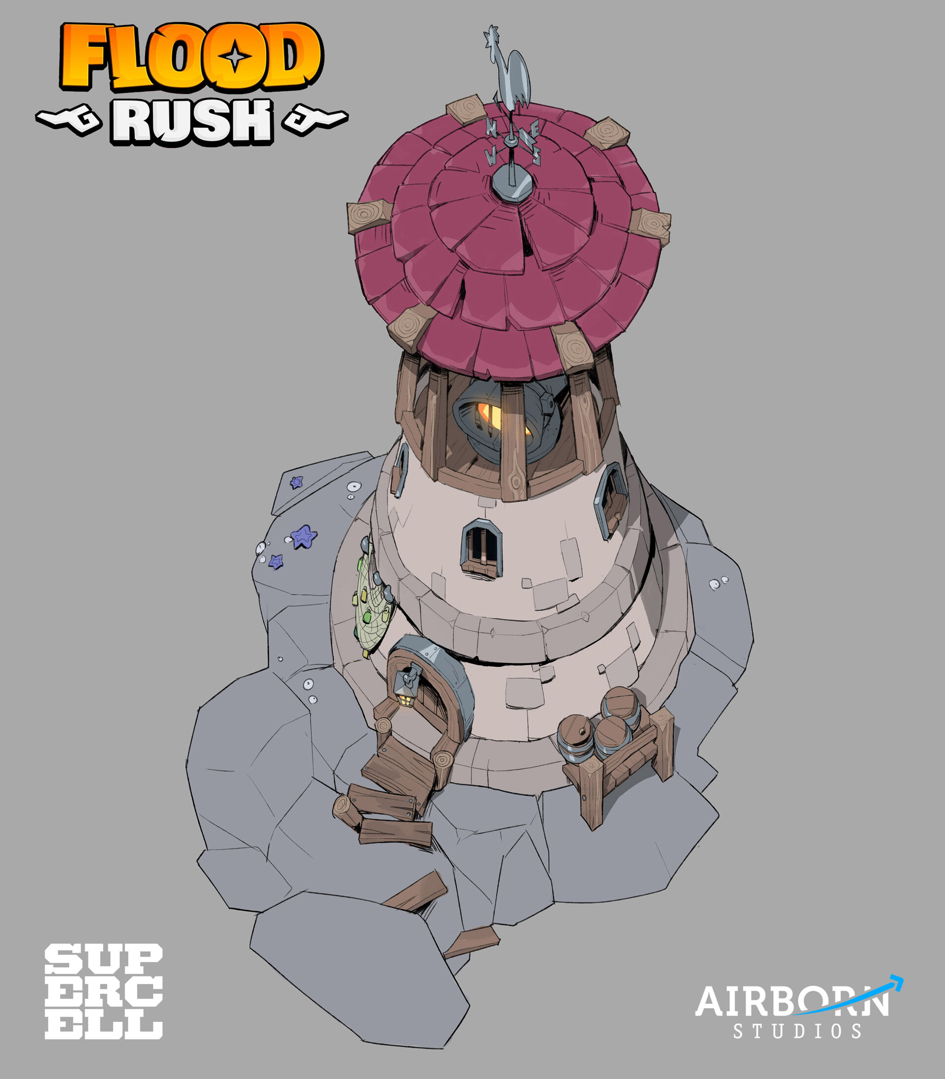 Airborn Studios - Floodrush - Clam Island Concepts